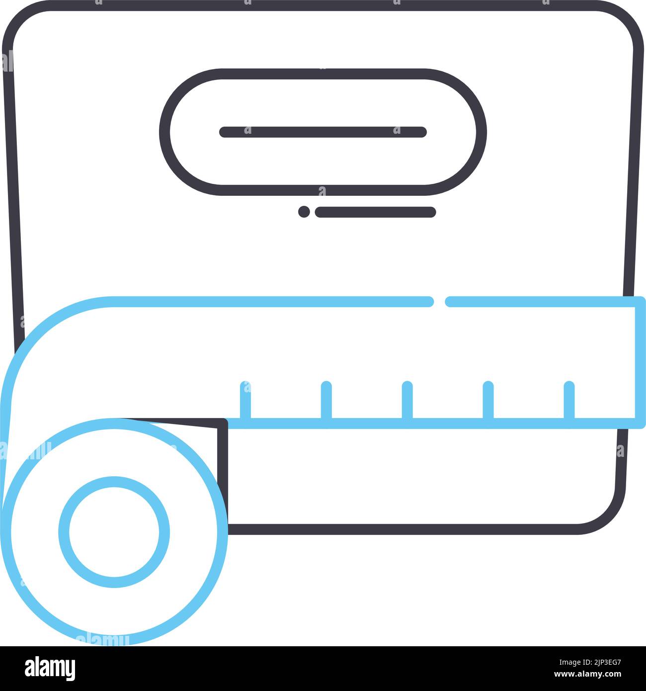 bmi line icon, outline symbol, vector illustration, concept sign Stock ...