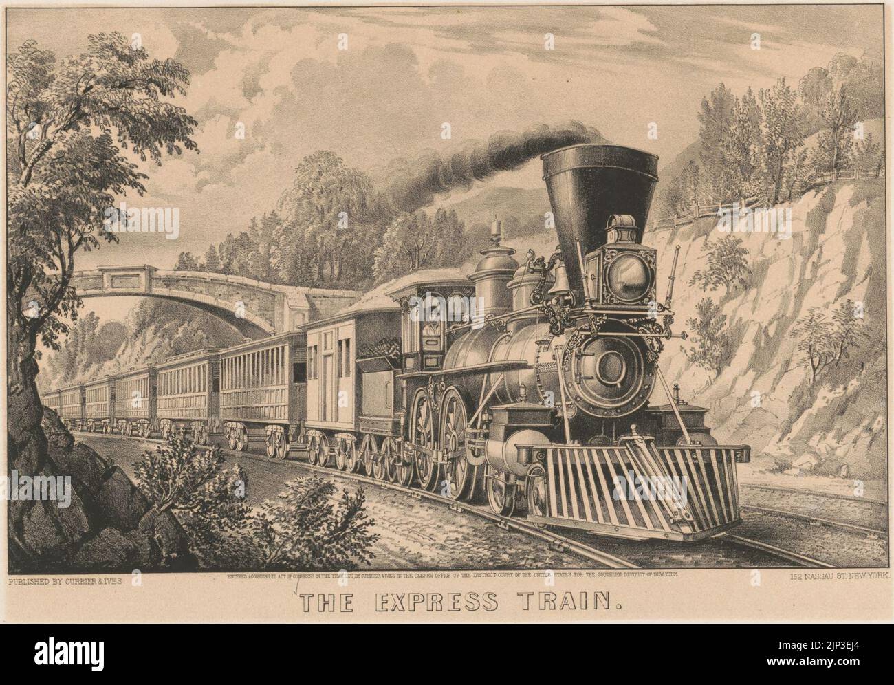 The express train Stock Photo - Alamy