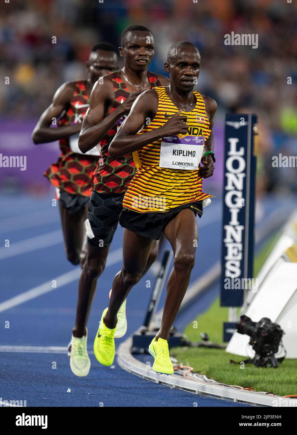 Jacob Kiplimo of Uganda and Daniel Simiu Ebenyo of Kenya competing in ...