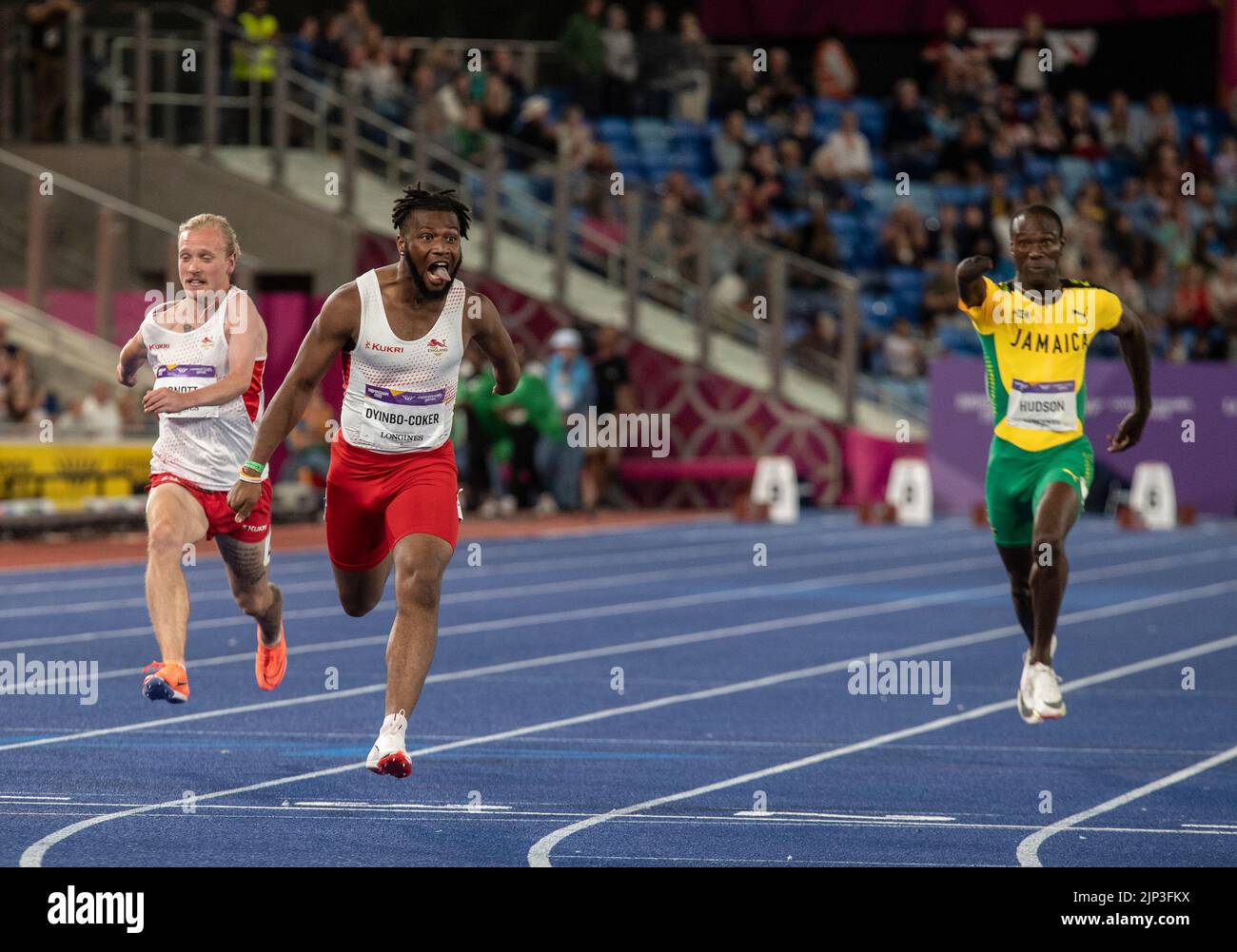Temitayo Oyinbo-Coker of England competing in the men's T45/47 100m ...