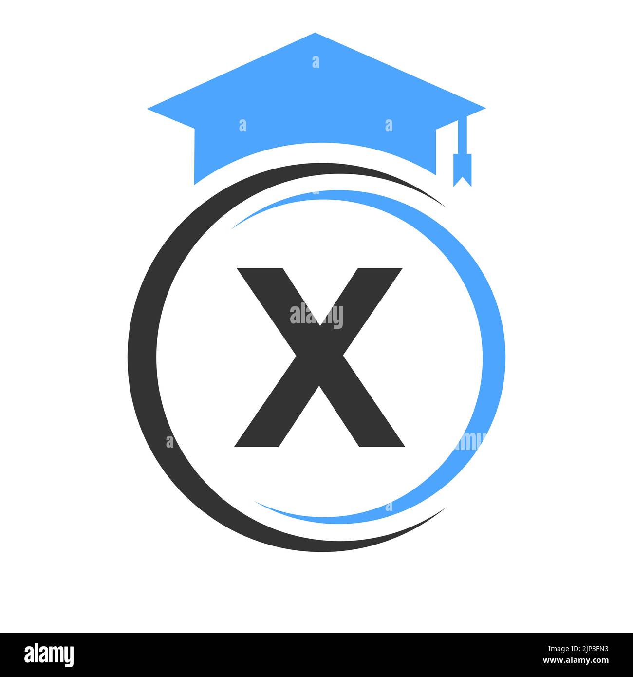 Letter X Education Logo Template. Education Logotype Concept With ...