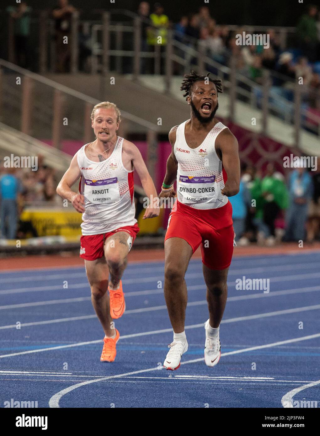 James Arnott and Emmanuel Temitayo Oyinbo-Coker of England competing in ...