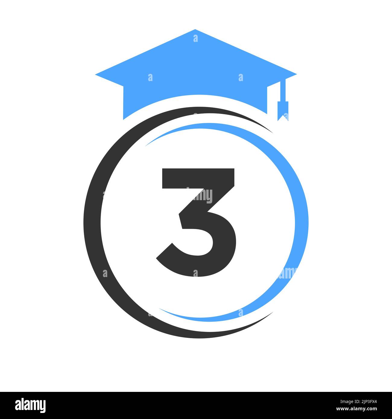 Letter 3 Education Logo Template. Education Logotype Concept With ...