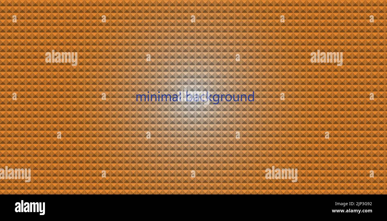 A minimalistic style background design with orange seamless triangle ...