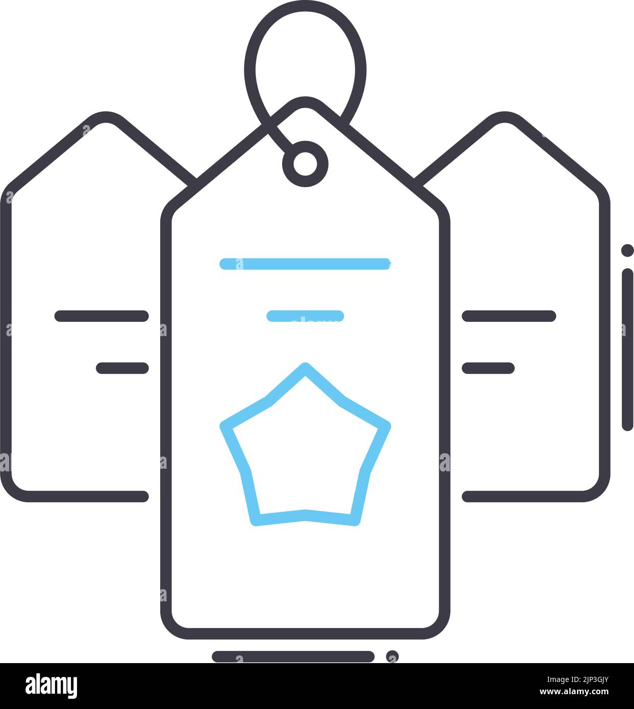 Branding line icon outline Cut Out Stock Images & Pictures - Alamy