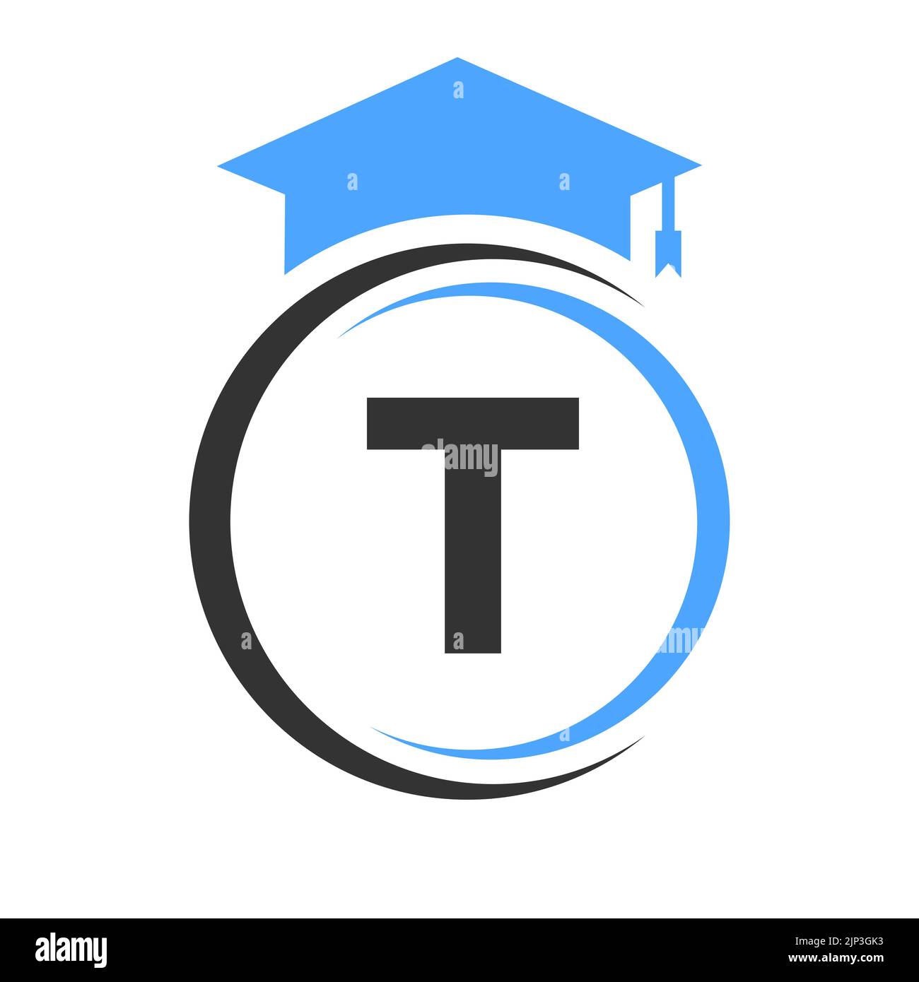 Letter T Education Logo Template. Education Logotype Concept With ...