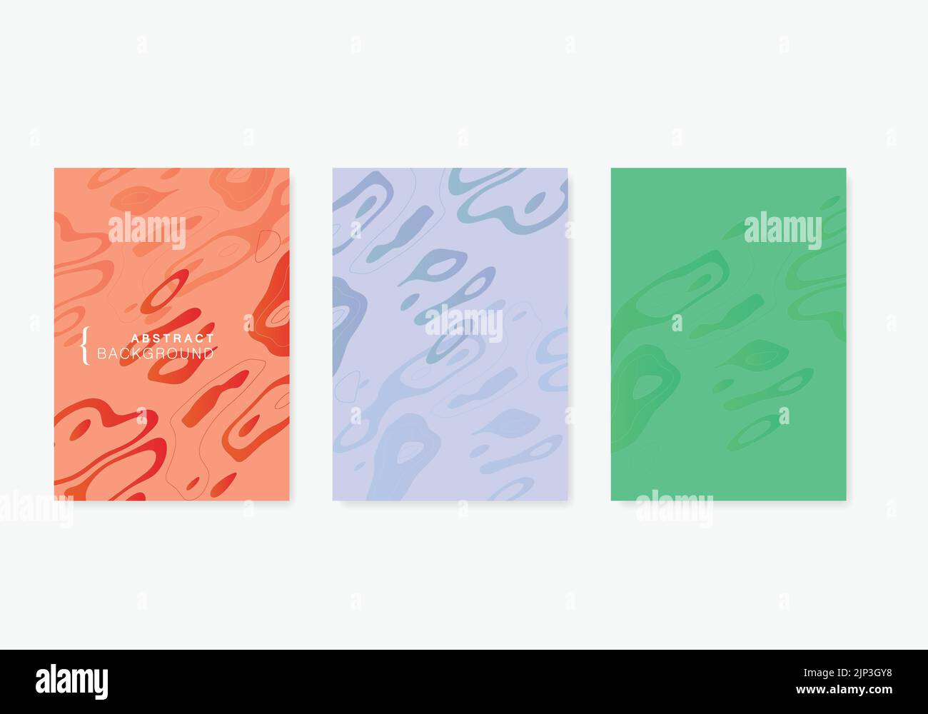 Vector modern landscape geodesy and topography map. Cover template ...