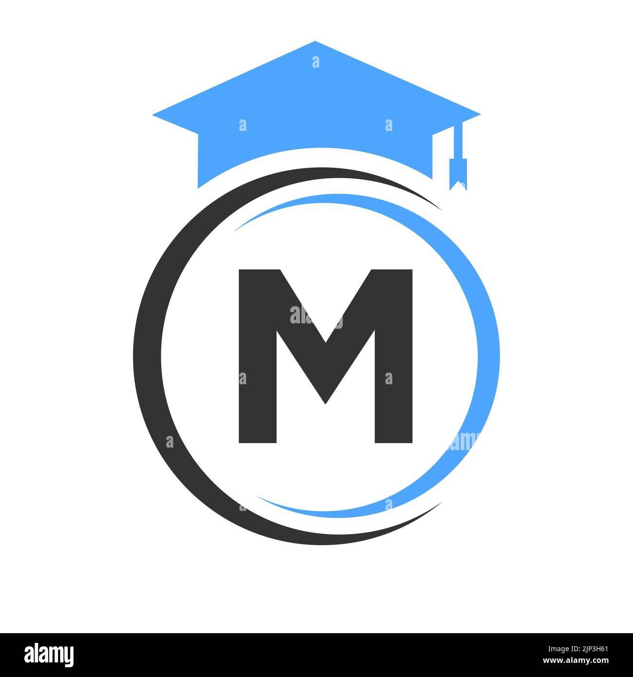 Letter M Education Logo Template. Education Logotype Concept With ...