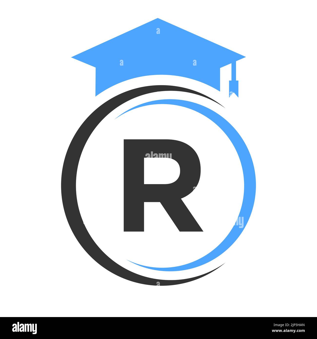 Letter R Education Logo Template. Education Logotype Concept With ...