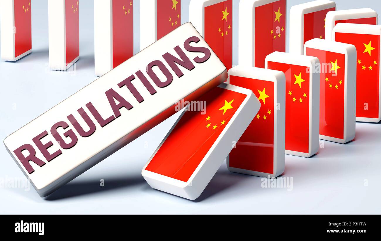 China and regulations, causing a national problem and a falling economy ...