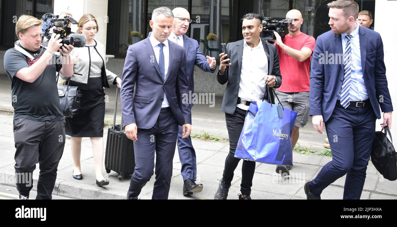 Manchester, UK. 15th August, 2022. Former Manchester United footballer ...