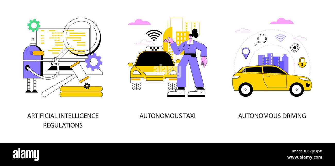 Driverless transport legislation abstract concept vector illustration ... Driverless transport legislation abstract concept vector illustration ...