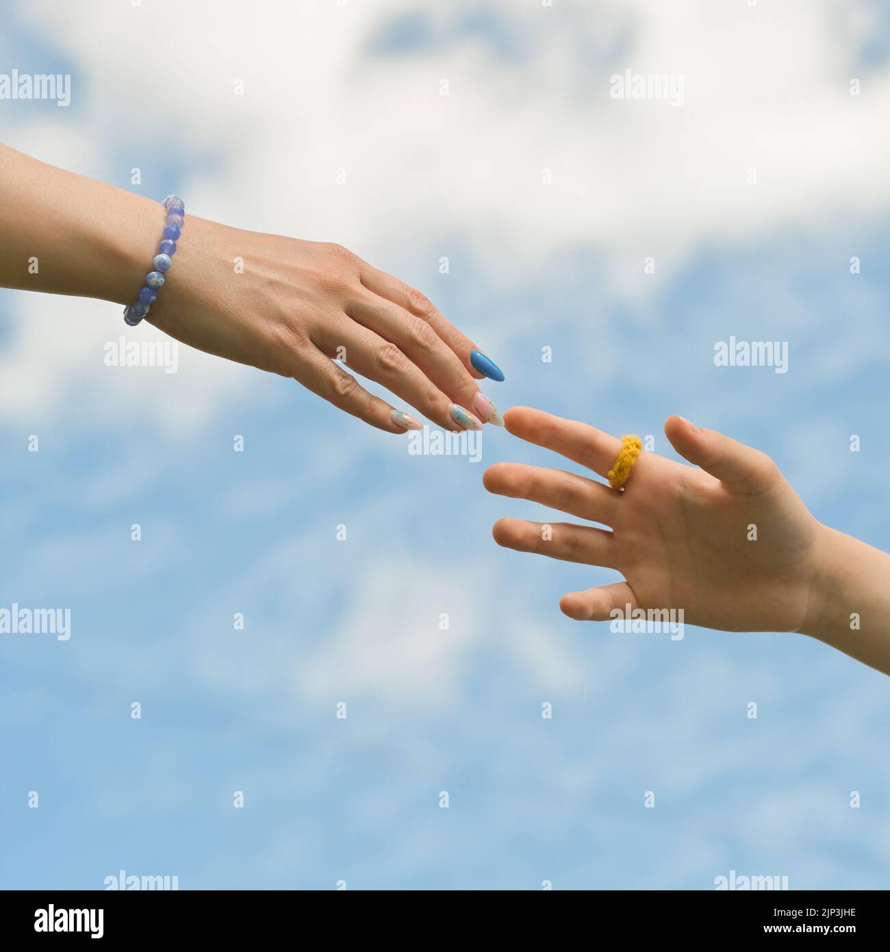 Hand reaching out to another hand hi-res stock photography and images ...