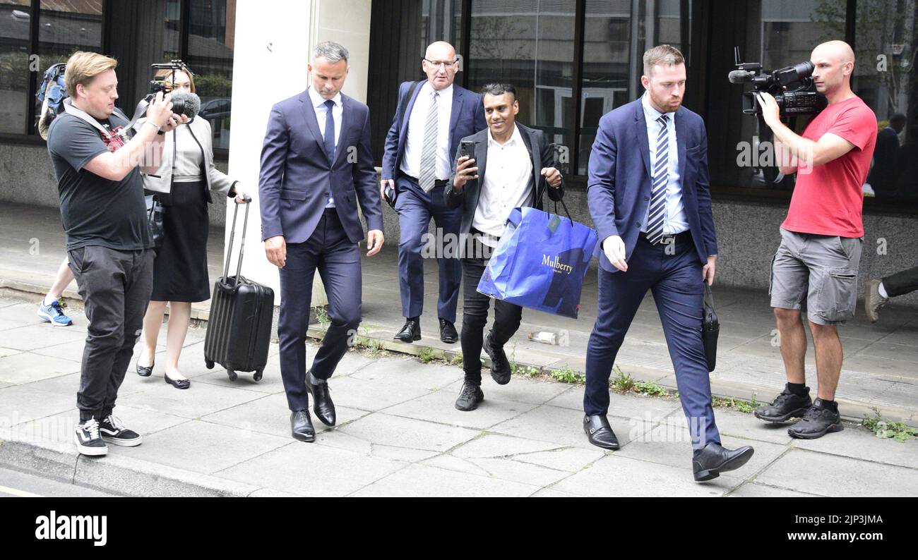 Manchester, UK. 15th August, 2022. Former Manchester United footballer ...