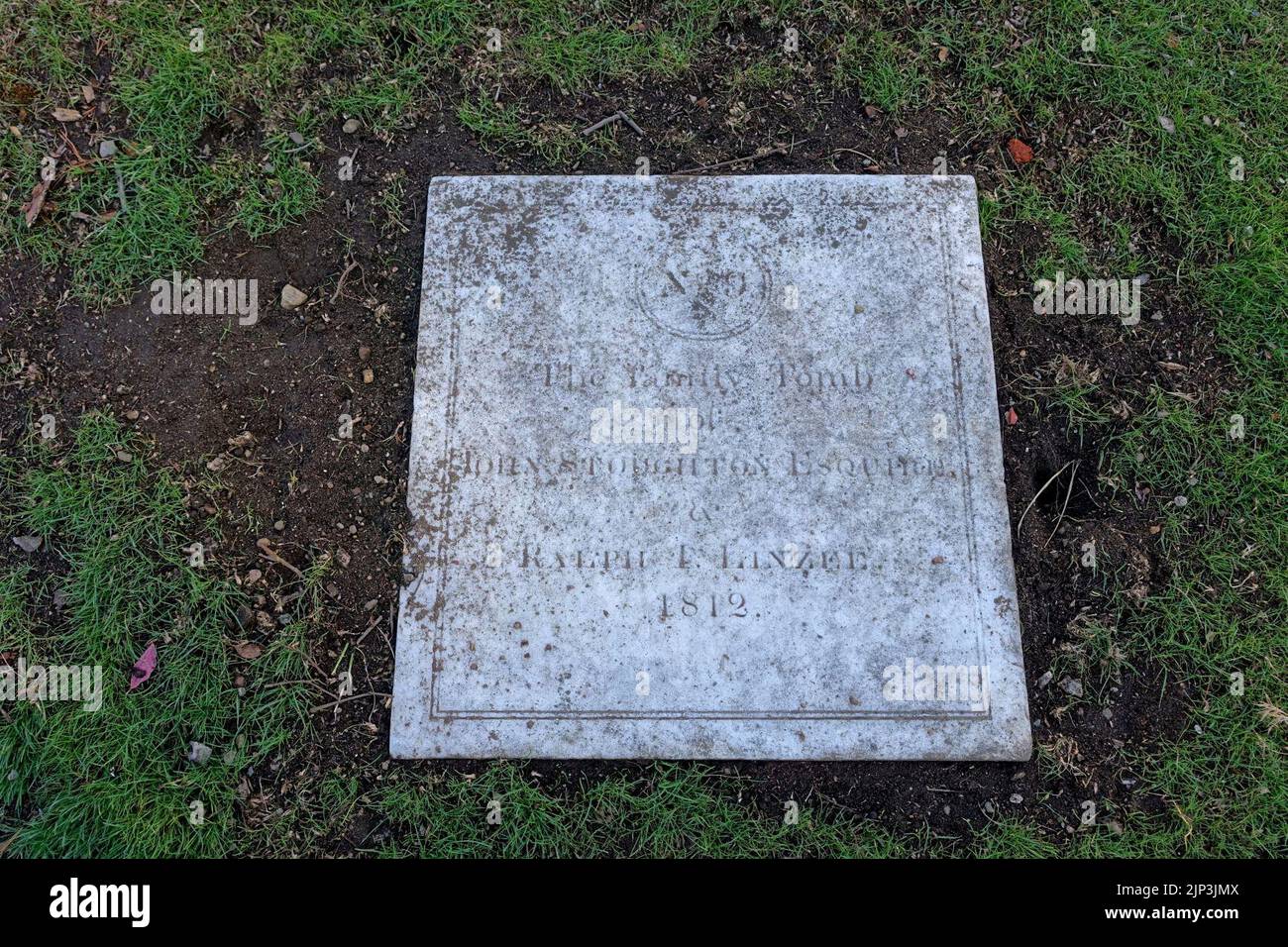 The Family Tomb of John Stoughton Esquire & Ralph L. Linzee, 1812 - Old ...