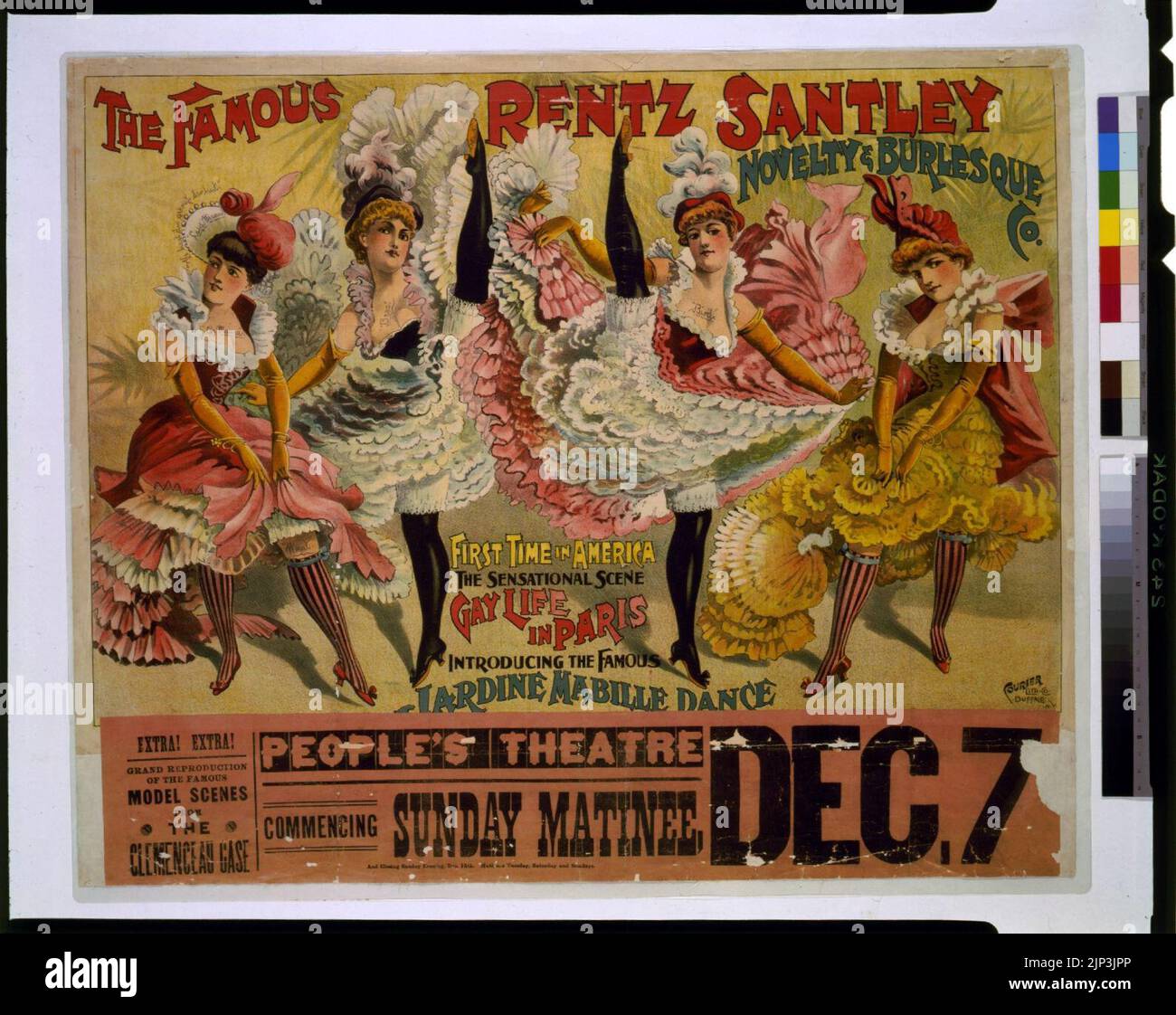 The famous Rentz Santley Novelty and Burlesque Co. first time in ...