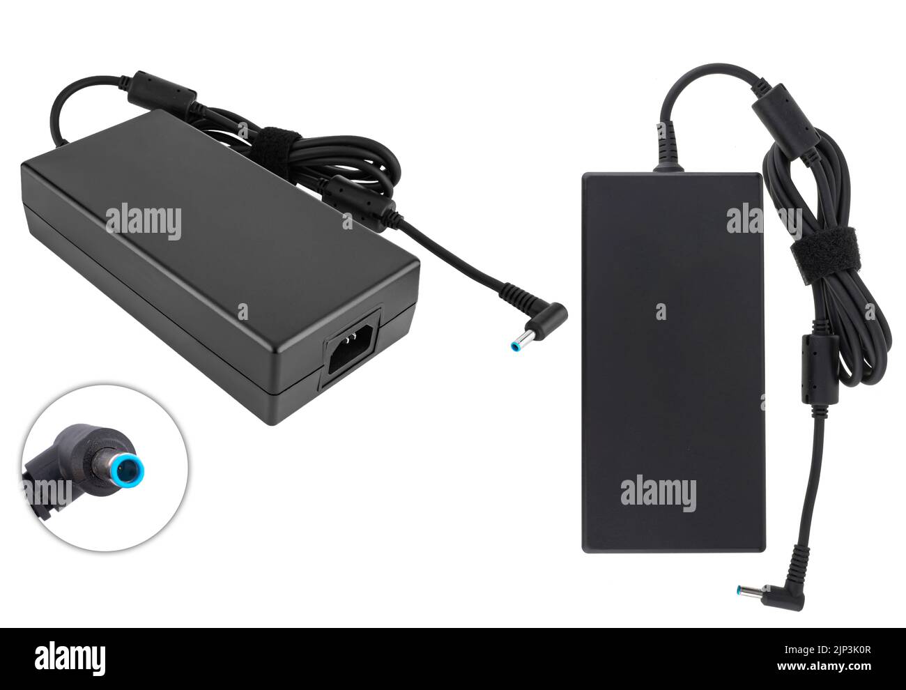 laptop power adapter, laptop accessory, isolated on white background ...