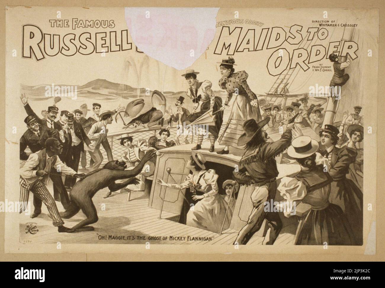 The famous Russell (Bros. in the preten)tious oddity, Maids to order by ...