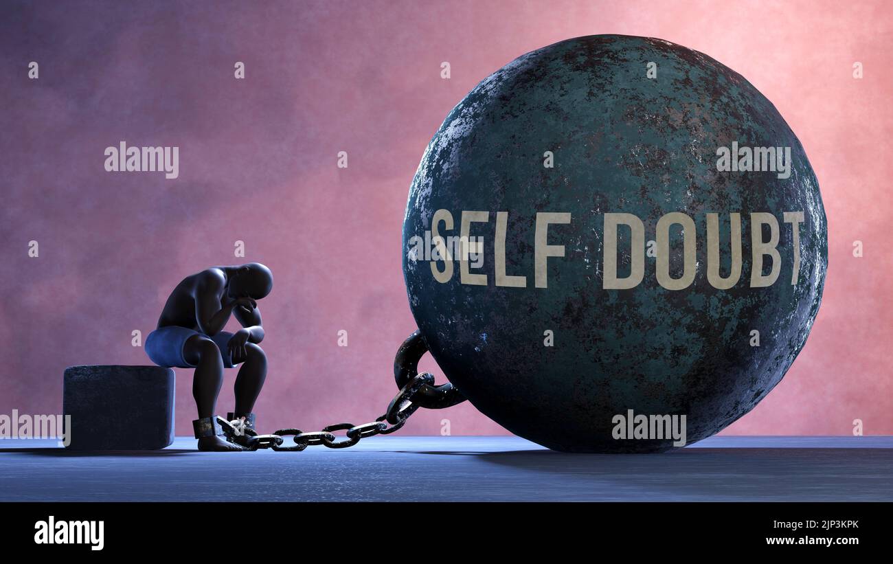 Self doubt hi-res stock photography and images - Alamy