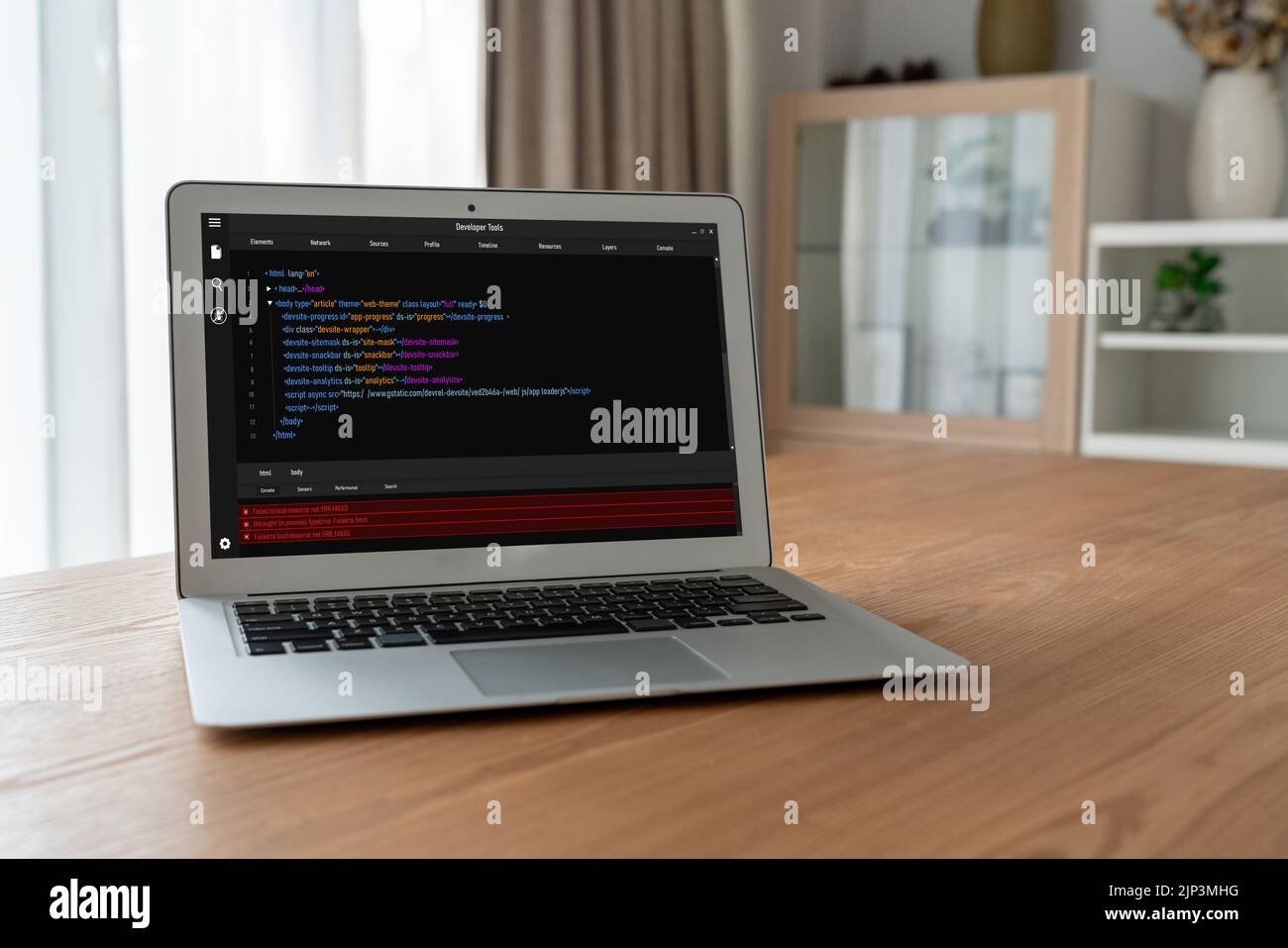Software Development Programming On Computer Screen For Modish Application And Program Coding