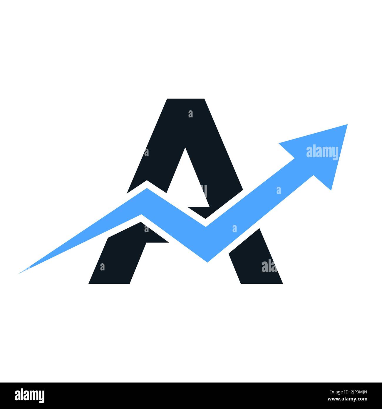 Letter A Financial Logo. Finance and Financial Investment Development ...