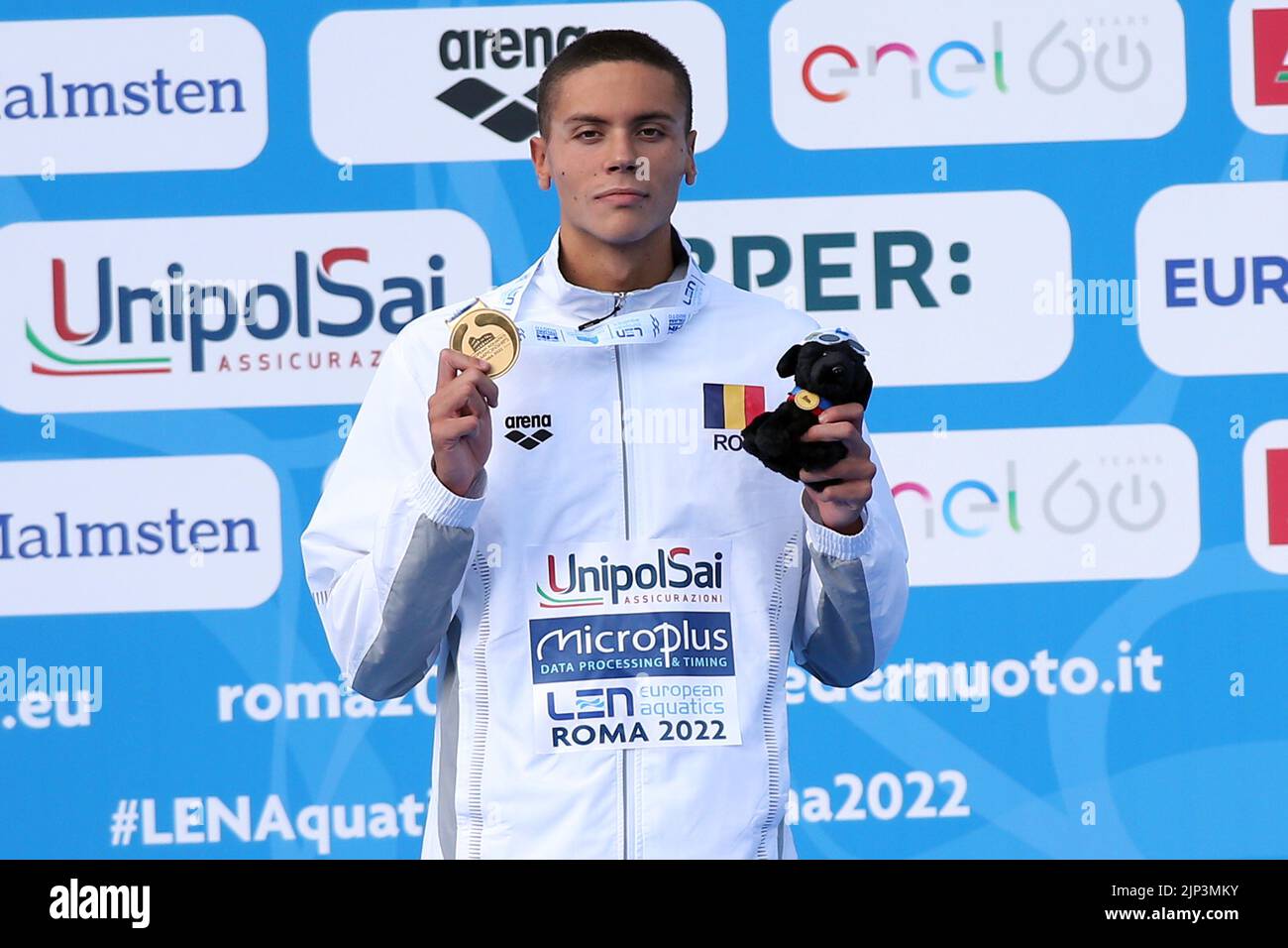 Rome, Italy. 15th Aug, 2022. Rome, Italy 15.08.2022: Popovici David ...