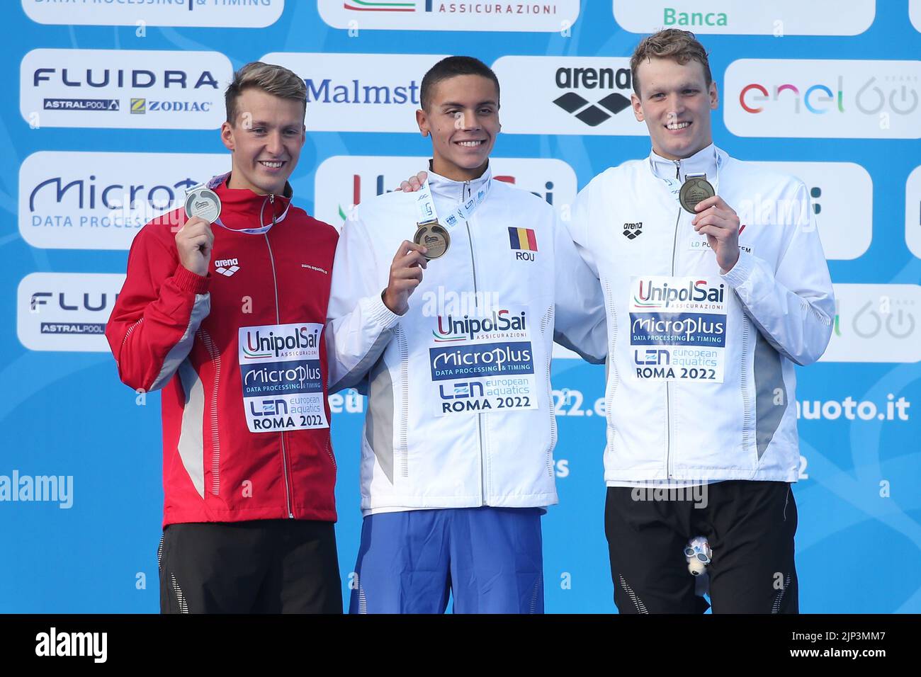 Rome, Italy. 15th Aug, 2022. Rome, Italy 15.08.2022: Popovici David ...