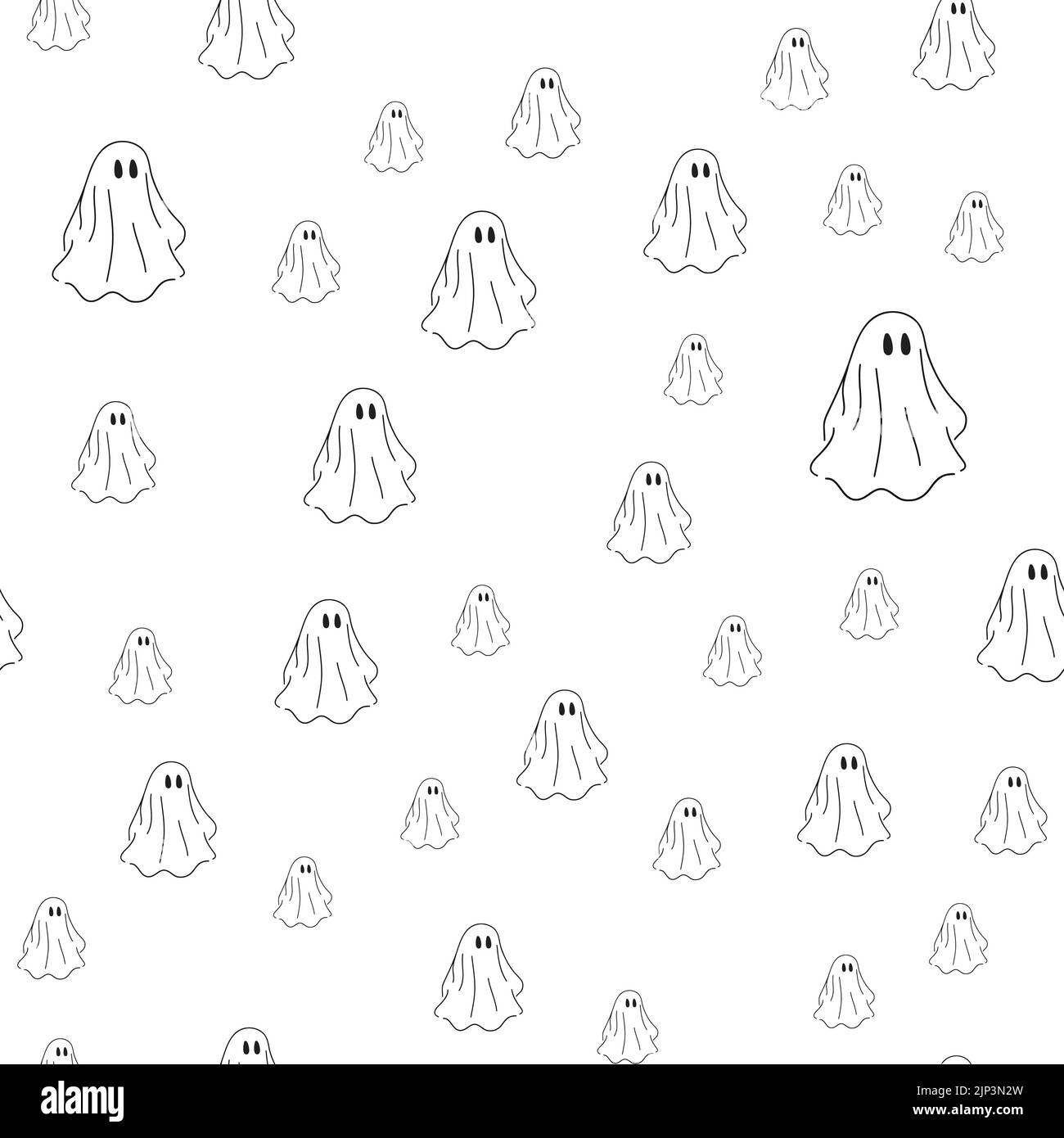 ghosts, scary phantom with frightening faces vector background ...