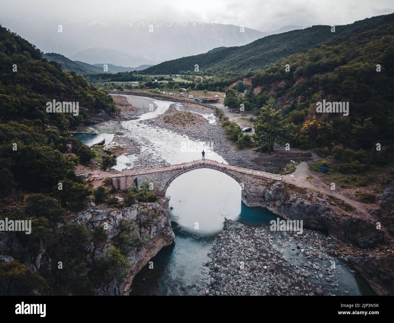 Beautiful landscape shot, taken with a drone from above Stock Photo - Alamy