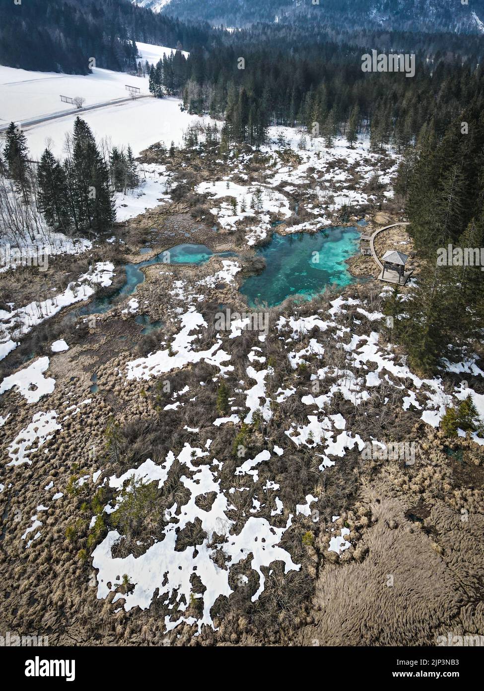 Aerial drone shot sava hi-res stock photography and images - Alamy