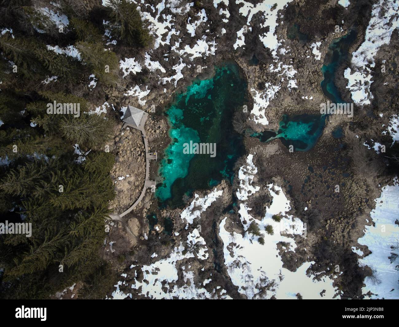 Aerial drone shot sava hi-res stock photography and images - Alamy