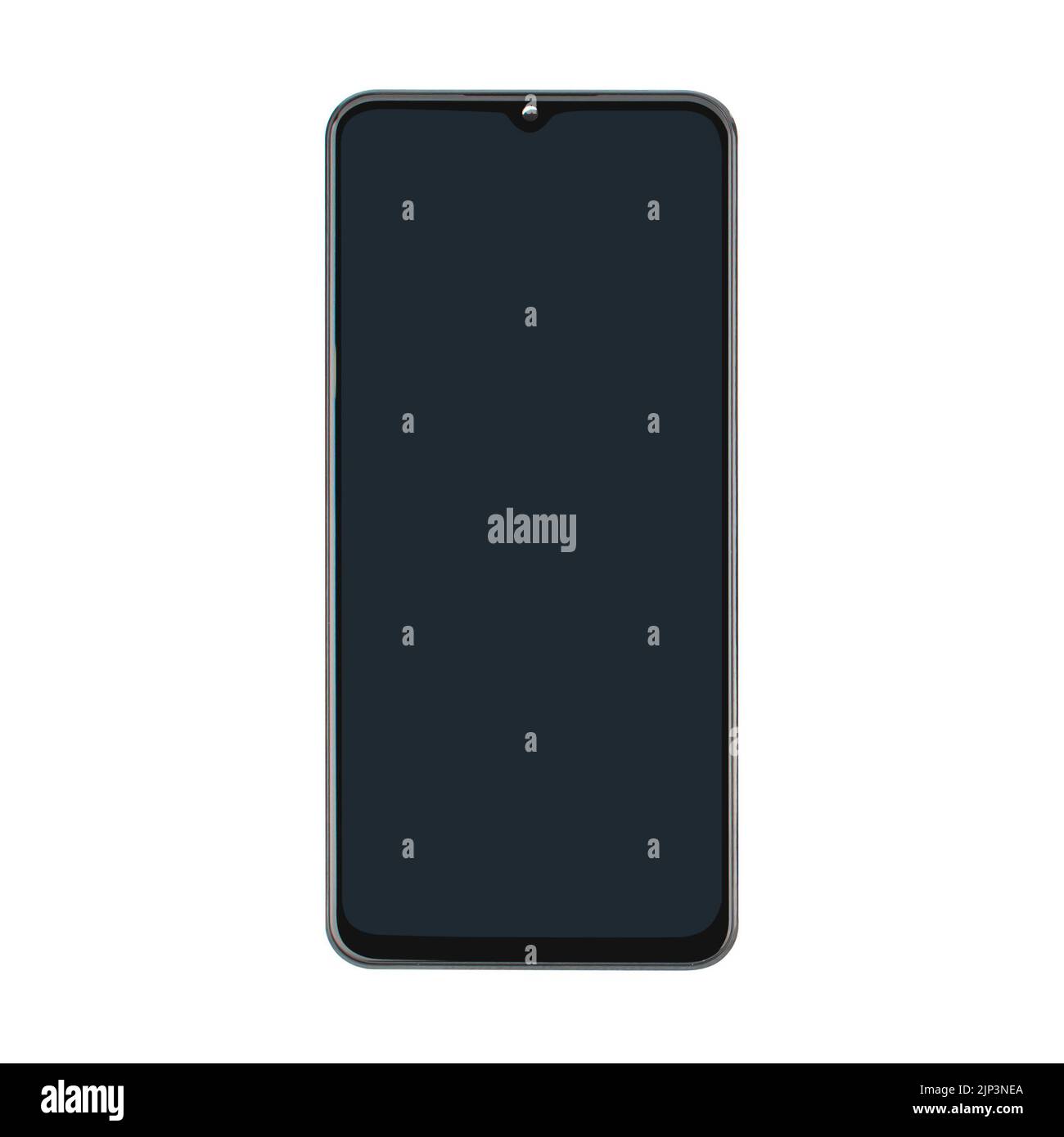 phone screen, front view, on white background Stock Photo - Alamy