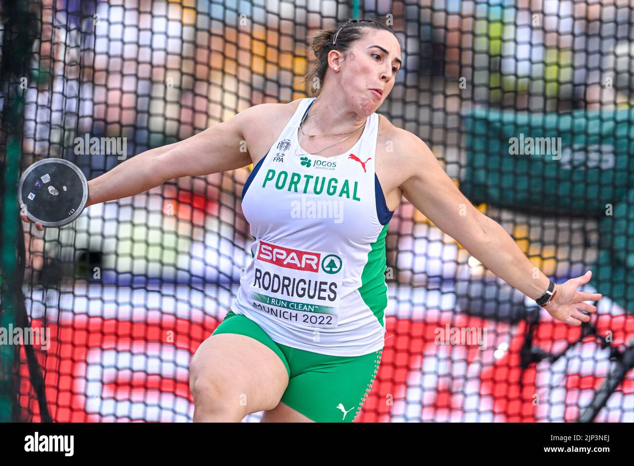 MUNCHEN, GERMANY - AUGUST 15: Irina Rodrigues of Portugal competing in ...