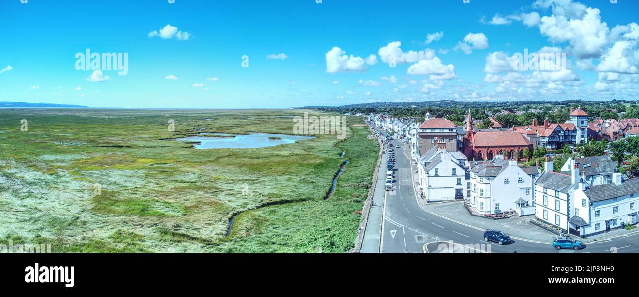 An aerial view of neston hi-res stock photography and images - Alamy
