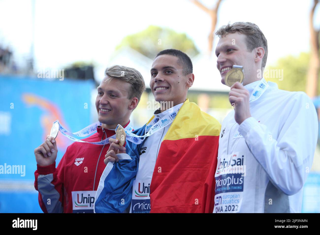 Rome, Italy. 15th Aug, 2022. Rome, Italy 15.08.2022: Popovici David ...