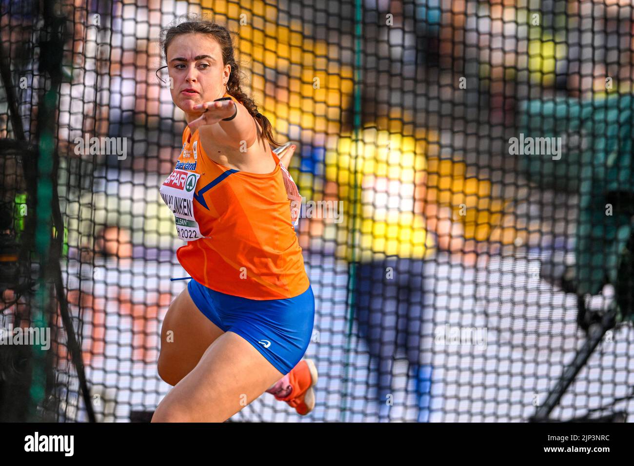 MUNCHEN, GERMANY - AUGUST 15: Jorinde van Klinken of Netherlands ...