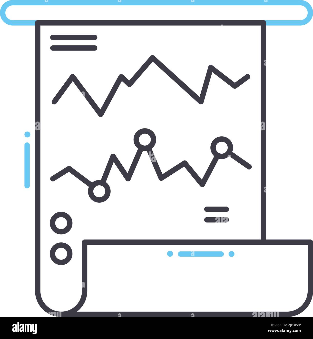 analytics line icon, outline symbol, vector illustration, concept sign ... analytics line icon, outline symbol, vector illustration, concept sign ...