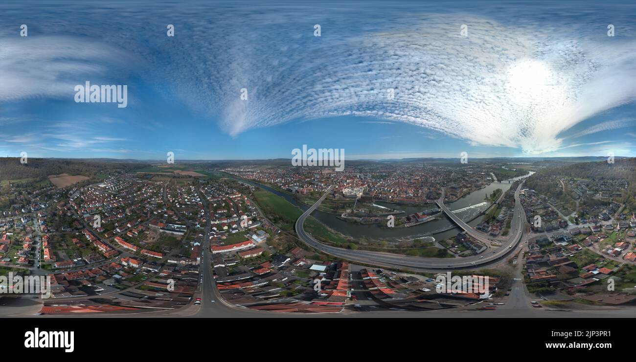 Panoramic aerial 360 view hi-res stock photography and images - Alamy