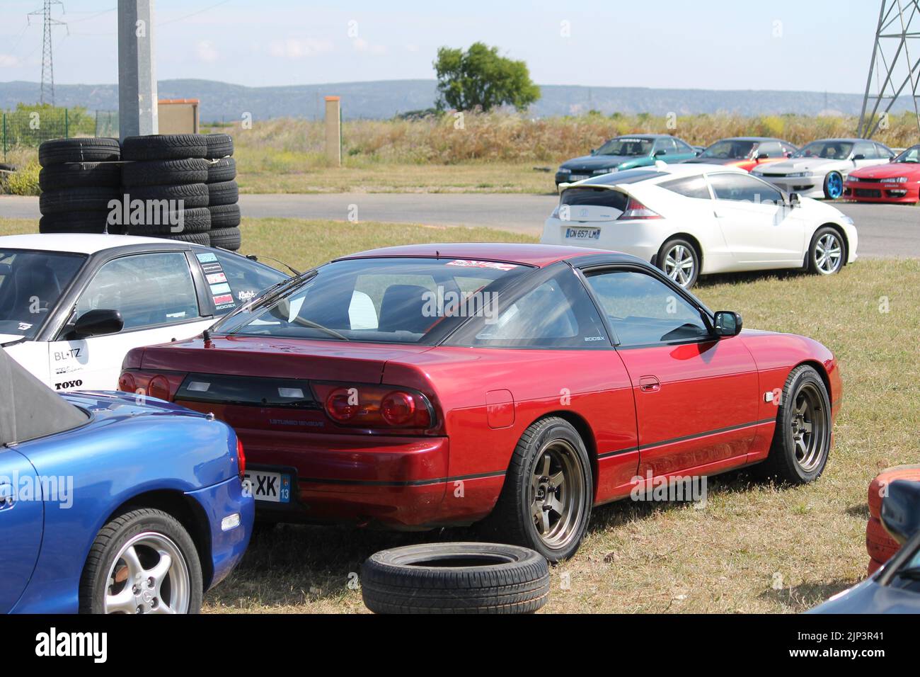 A Custom performance of Nissan Silvia S13 sports car Stock Photo - Alamy