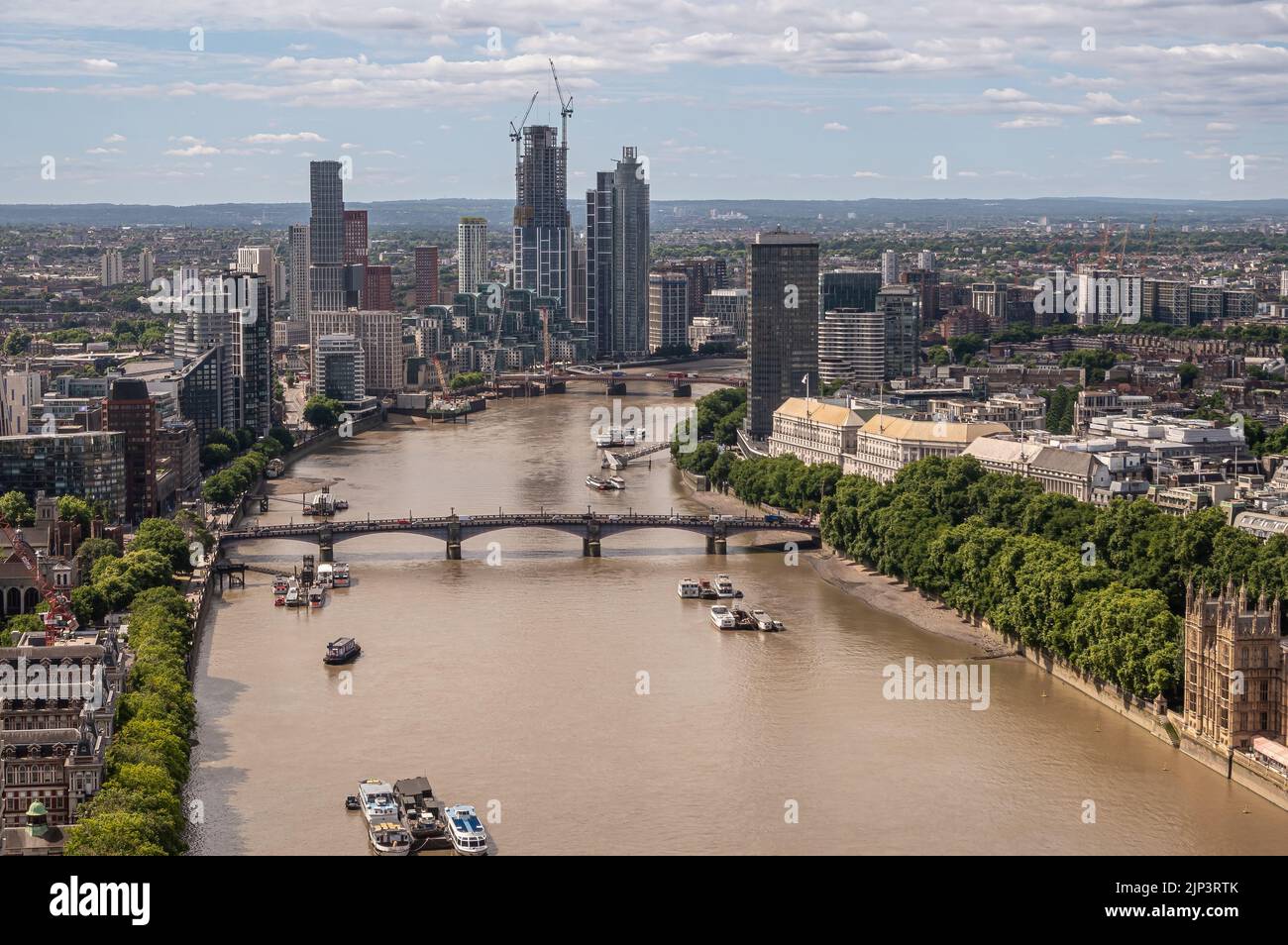 Vauxhall bridge aerial hi-res stock photography and images - Alamy