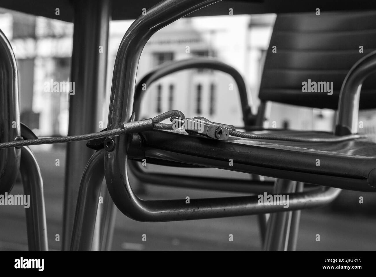 Cable seats Black and White Stock Photos & Images - Alamy