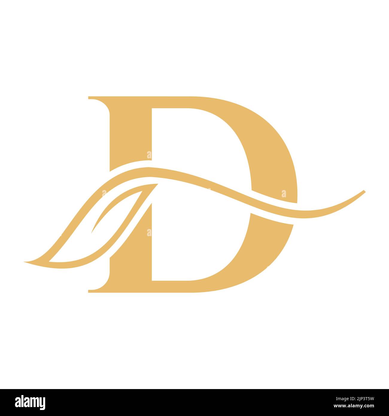 Letter D Beauty Flower Logo with Creative Concept Beauty, salon, Spa ...