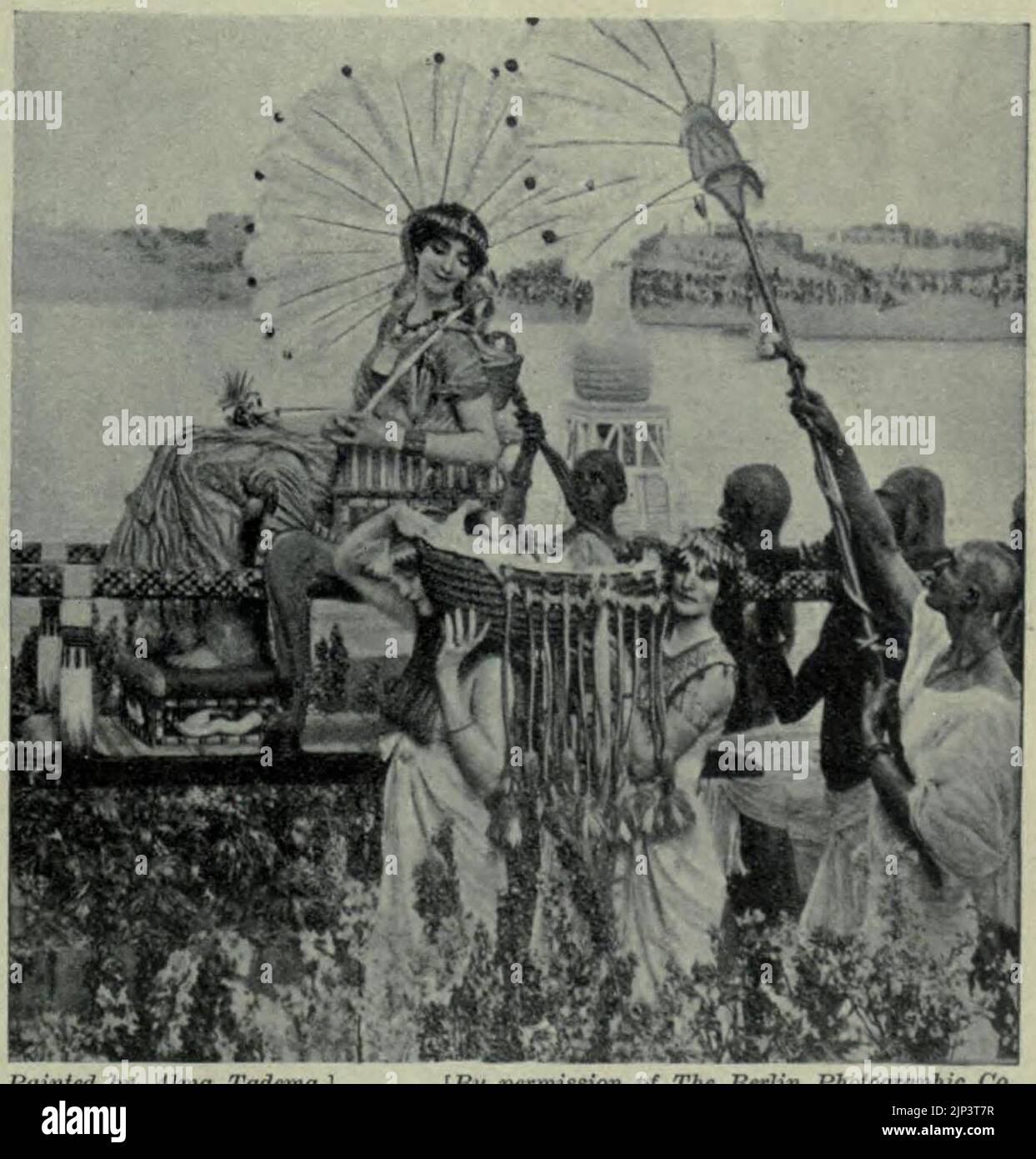 The Finding of Infant Moses by Alma Tadema Stock Photo - Alamy
