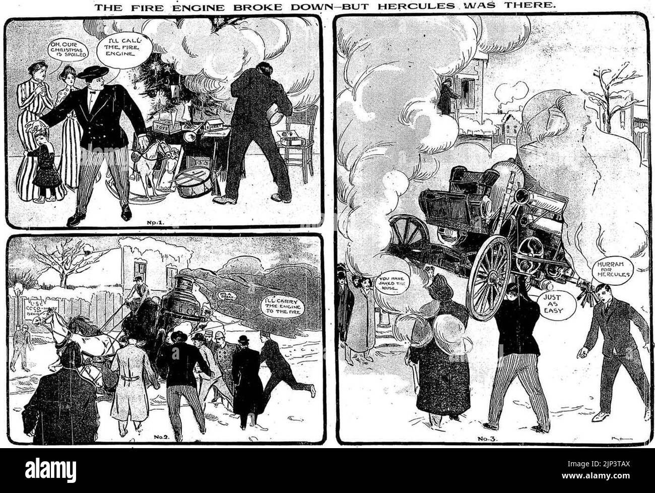 Historic fire engine Cut Out Stock Images & Pictures - Alamy