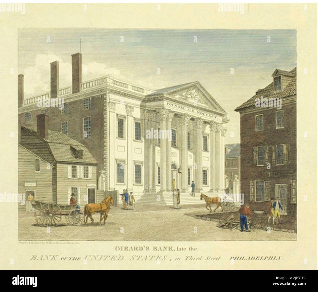 The First Bank of the United States Stock Photo - Alamy