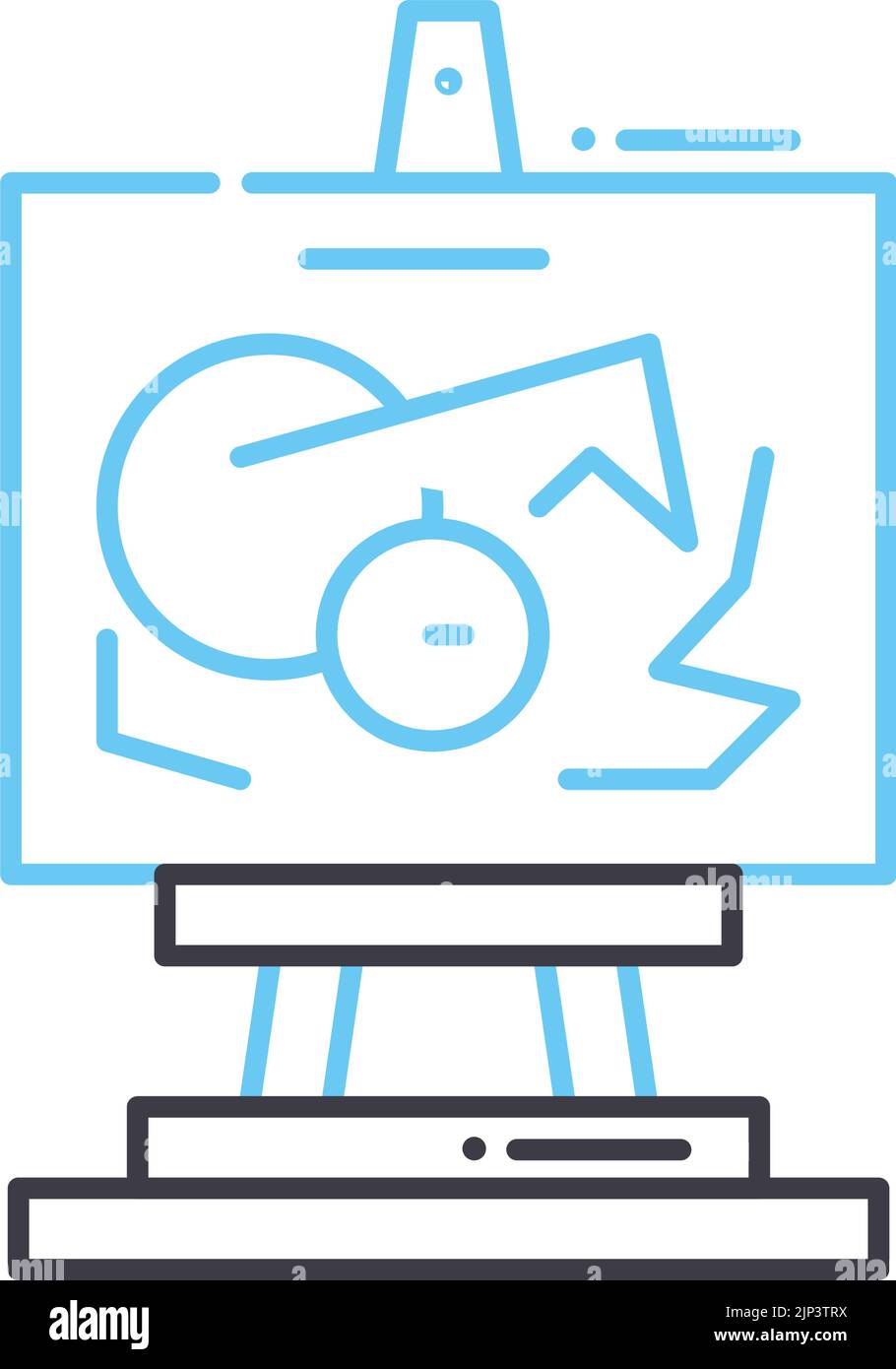 artwork line icon, outline symbol, vector illustration, concept sign ...