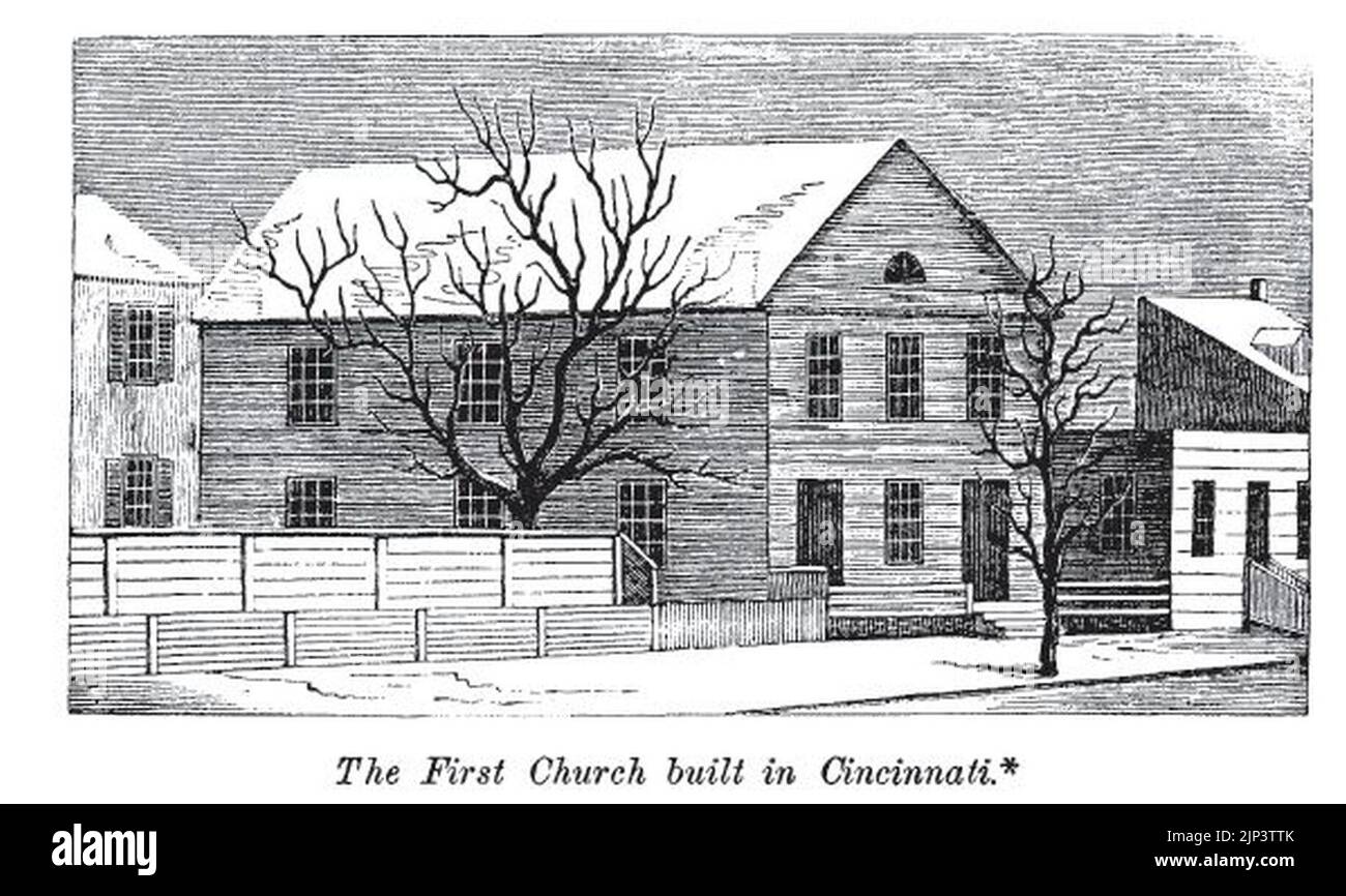 The First Church built in Cincinnati Stock Photo - Alamy