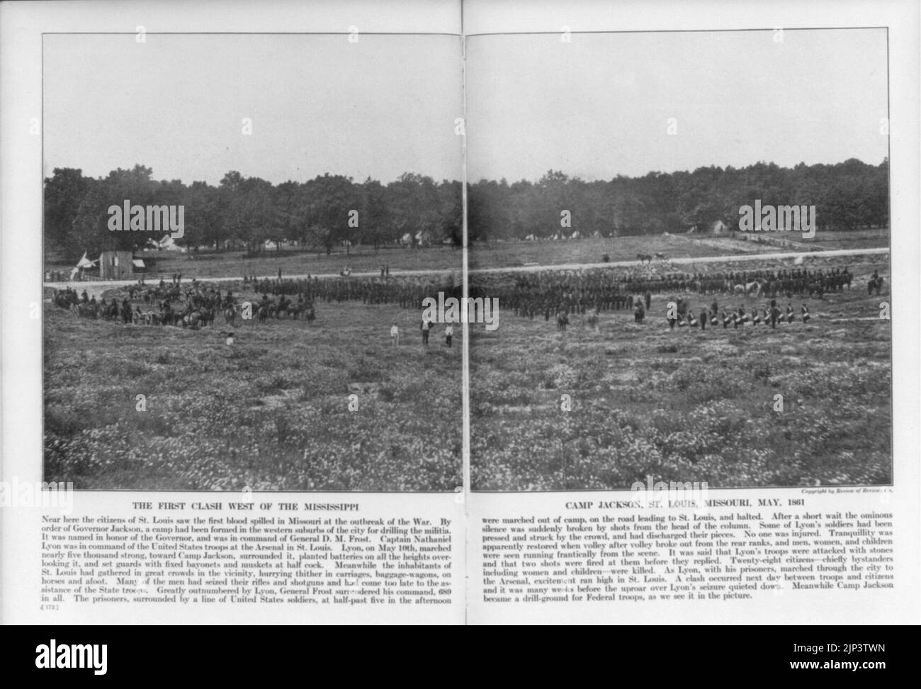 The first clash west of the Mississippi, Camp Jackson, St. Louis ...
