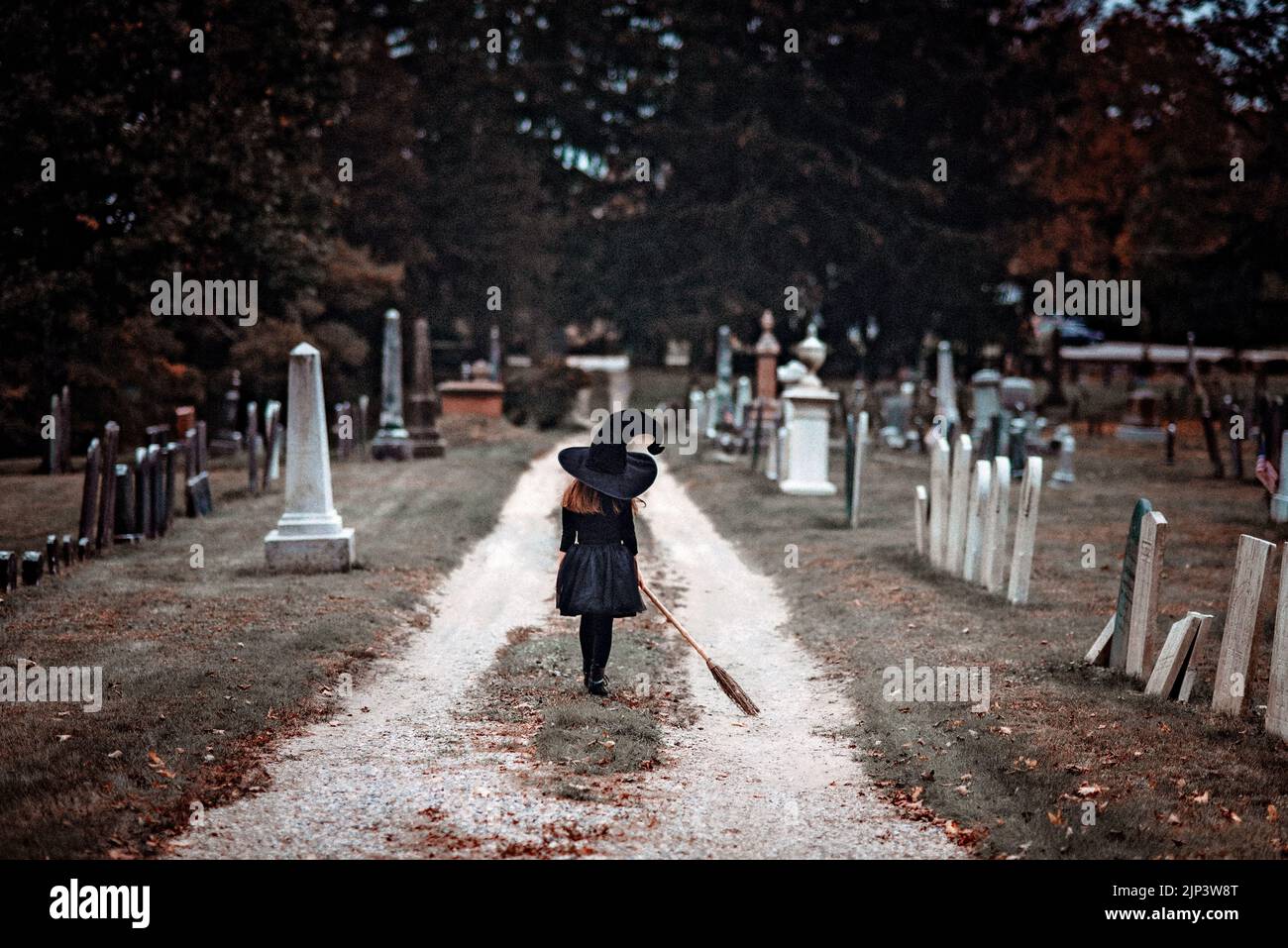 Witch hat back view hi-res stock photography and images - Alamy