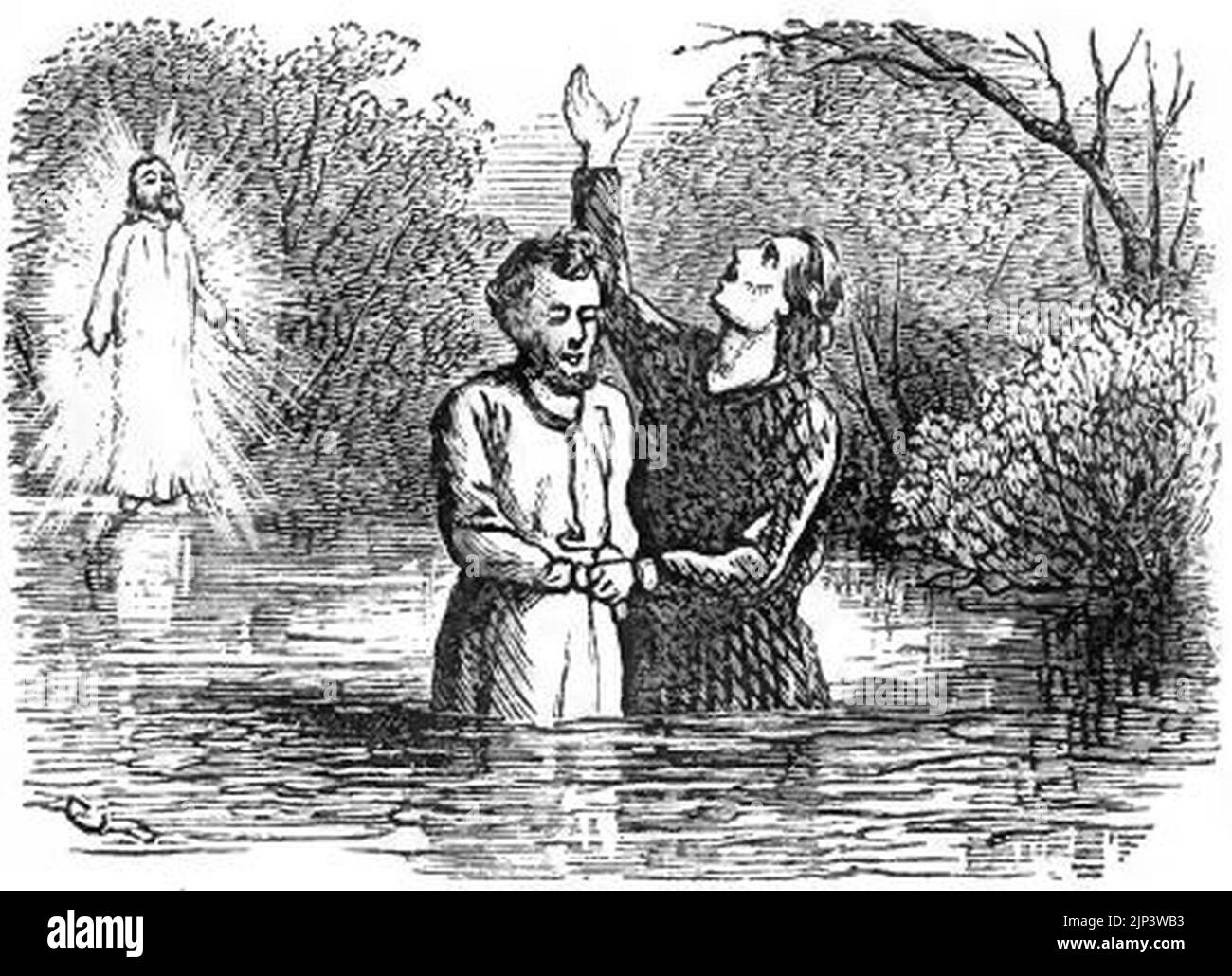 The First Mormon Baptism Stock Photo - Alamy